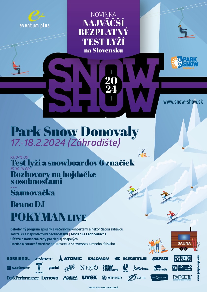 PARK SNOW Donovaly - Kalendár podujatí Donovaly